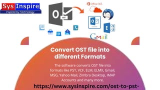 How to Open OST file to PST Outlook.pptx