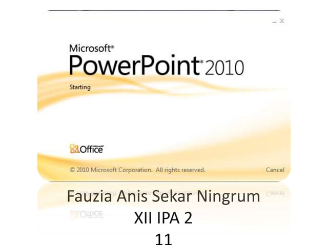 pengenalan microsoft power point | PPTX
