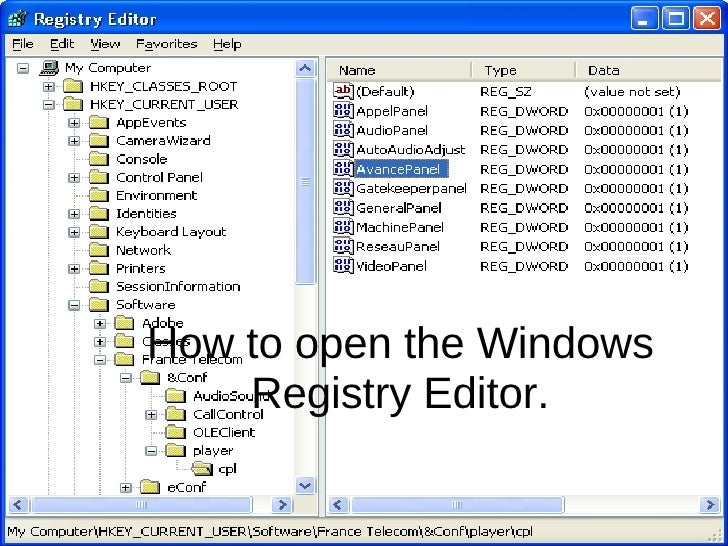 How To Open The Windows Registry Editor Screwed Up