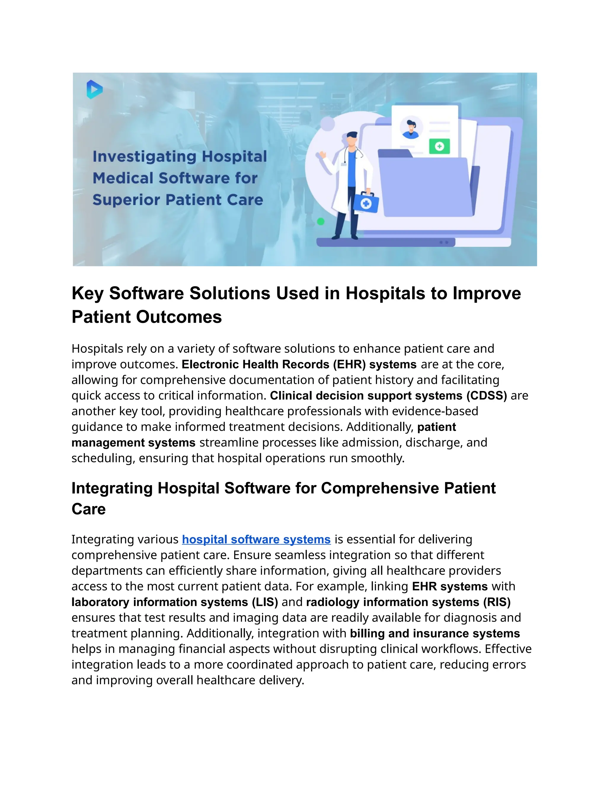 Optimizing Healthcare Software: A Guide to Maximum Efficiency | PDF