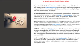 How to Optimize SEO of a B2B Website.pdf