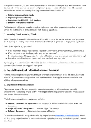 How to Optimize Your Lab with the Right Calibration Laboratory ...