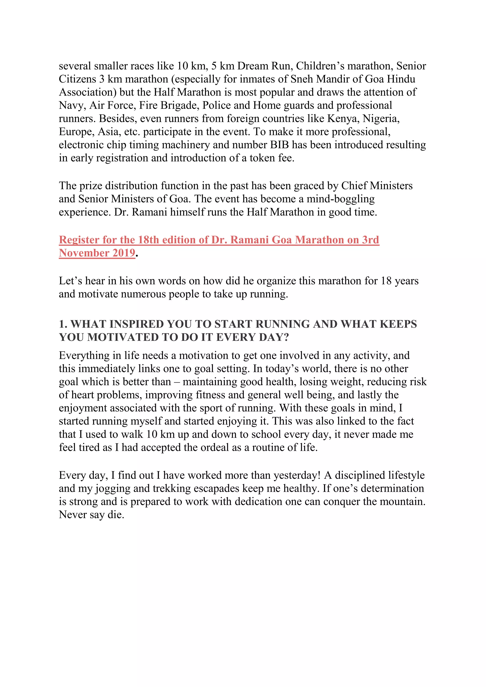 How to organize a marathon | PDF