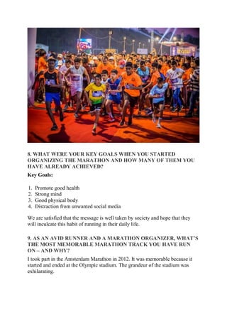 How to organize a marathon | PDF