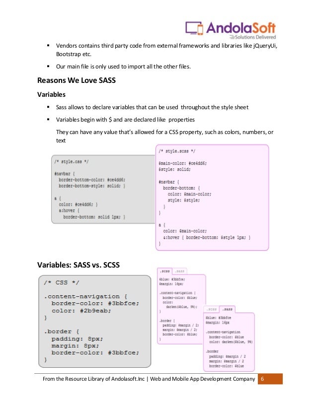 How To Organize And Structure Your SASS Code | PDF