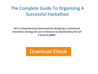 How to organize a successful hackathon | PDF
