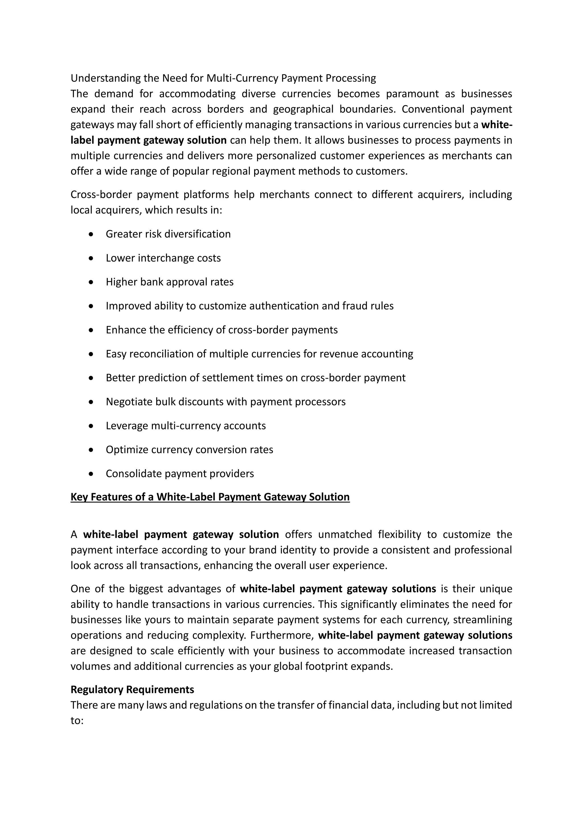 How To Organize Multi-Currency Payment Processing? | PDF
