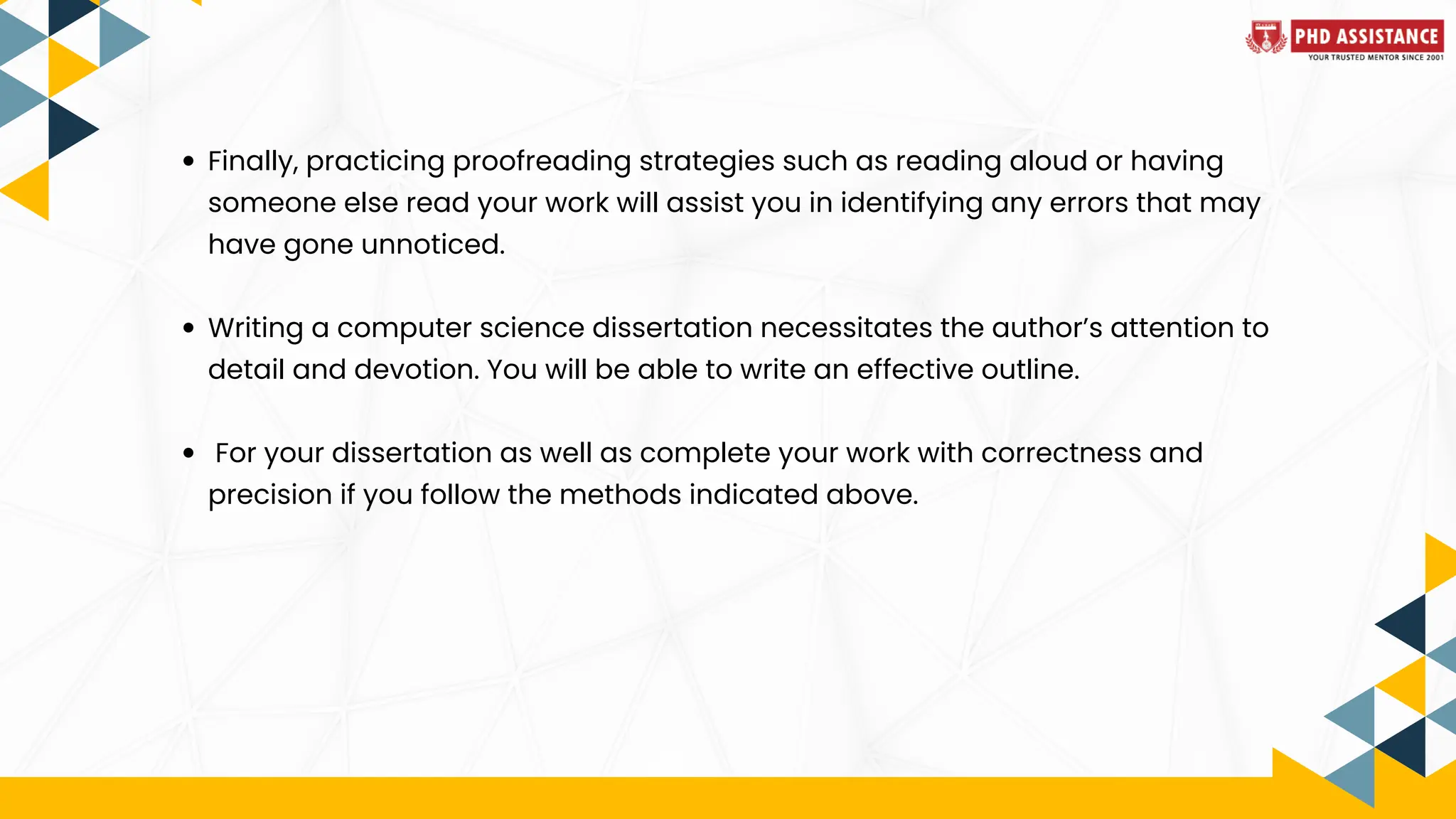 How to outline a computer science dissertation from table of contents ...