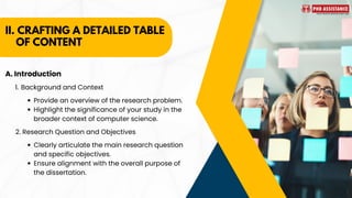 How to outline a computer science dissertation from table of contents ...