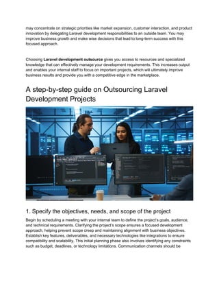 A Comprehensive Guide to Successfully Outsourcing Laravel Development Projects | PDF