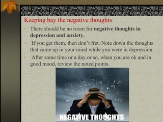 How to overcome depression and anxiety | PPTX