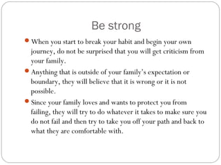 How to overcome family expectations | PPT