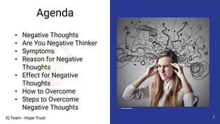 How to overcome negative thoughts! | PDF