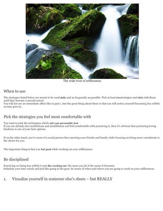 How to overcome selfishness the a to z guide | PDF