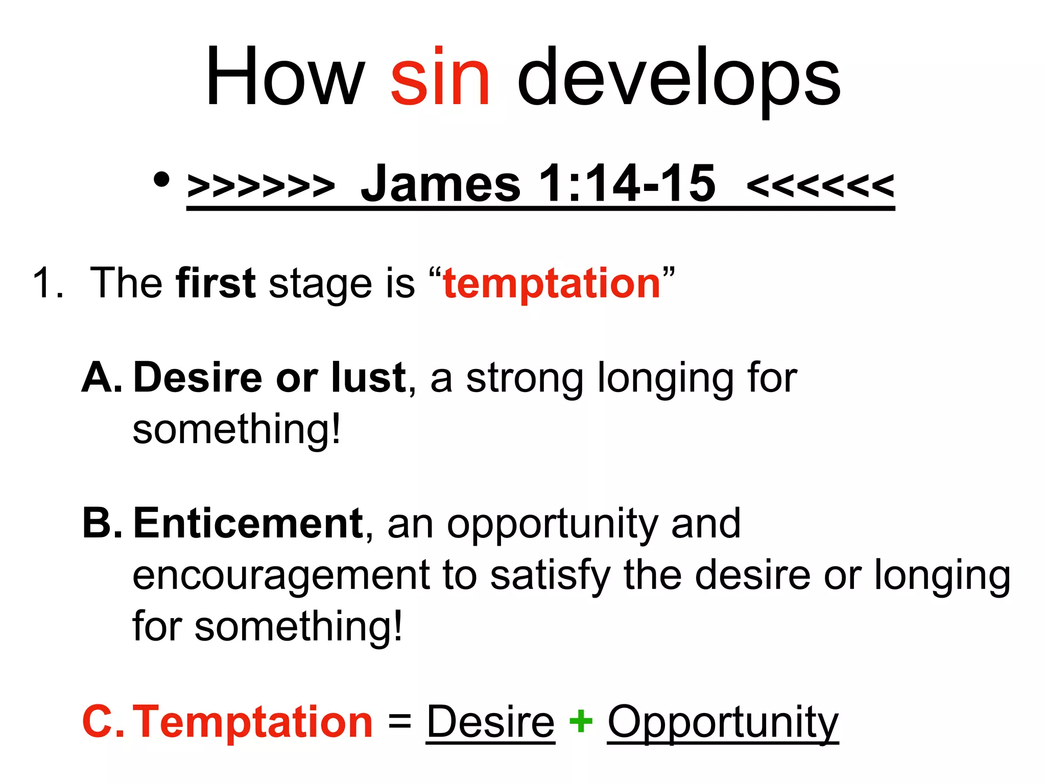 How to overcome sin | PPTX