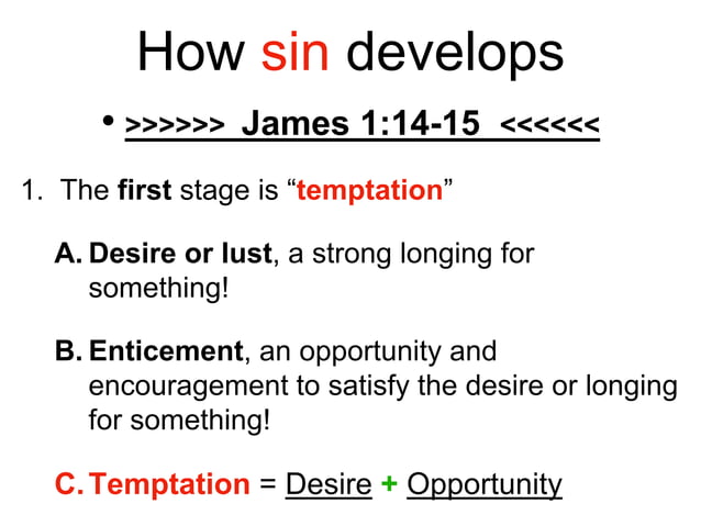 How to overcome sin | PPTX | Christianity | Religion & Spirituality