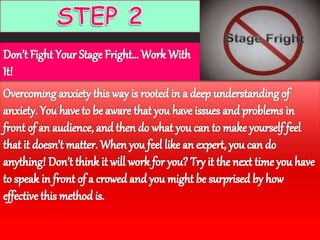 How to overcome stage fright | PPTX