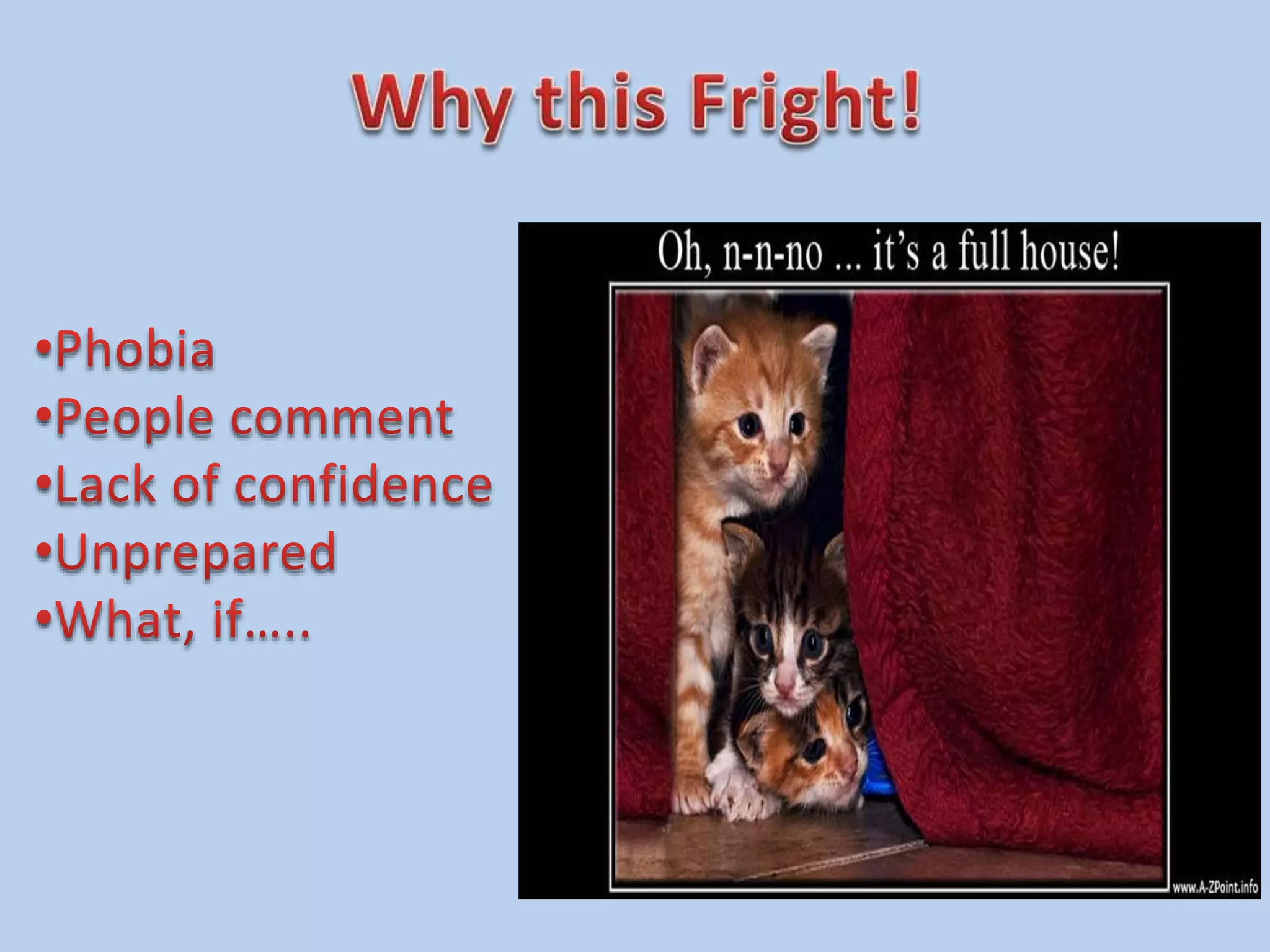 How to overcome stage fright | PPTX