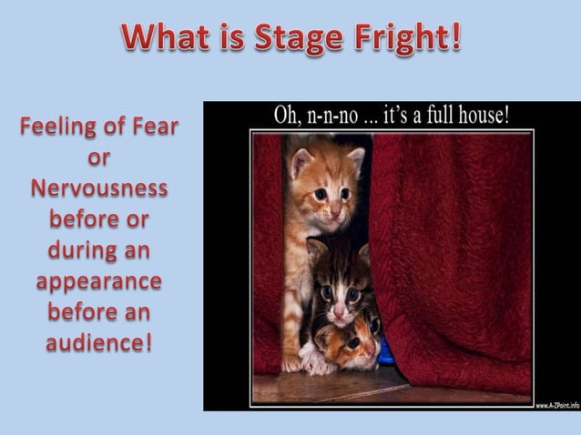 How to overcome stage fright | PPTX