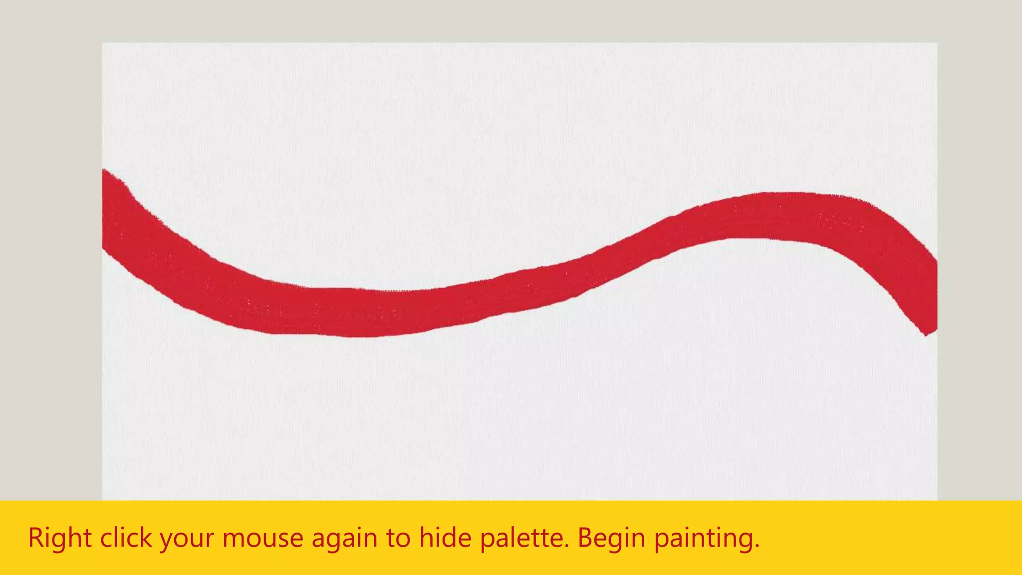 How to paint with a mouse | PPTX