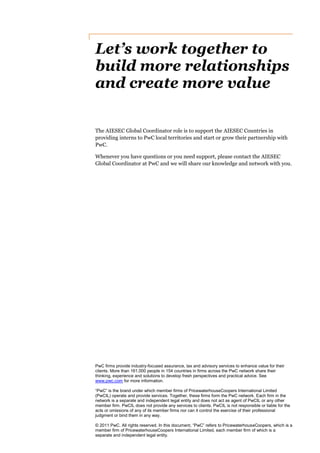 How to partner with PwC in your country- Guide | PDF