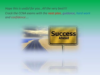 How to pass ccna exam easily | PPT