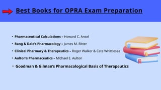 How to pass OPRA exam (Overseas Pharmacist Readiness Assessment) | PPTX