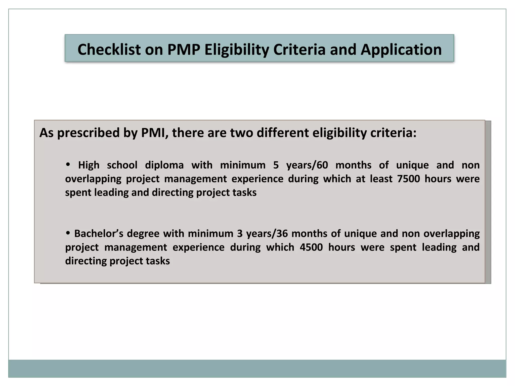 PMP Certification Presentation | PPT | Educational Assessment | Education