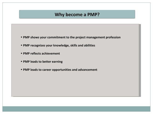 PMP Certification Presentation | PPT | Educational Assessment | Education