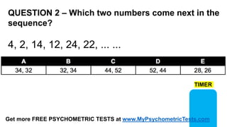 How To Pass Psychometric Tests (Questions & Answers) | PPTX