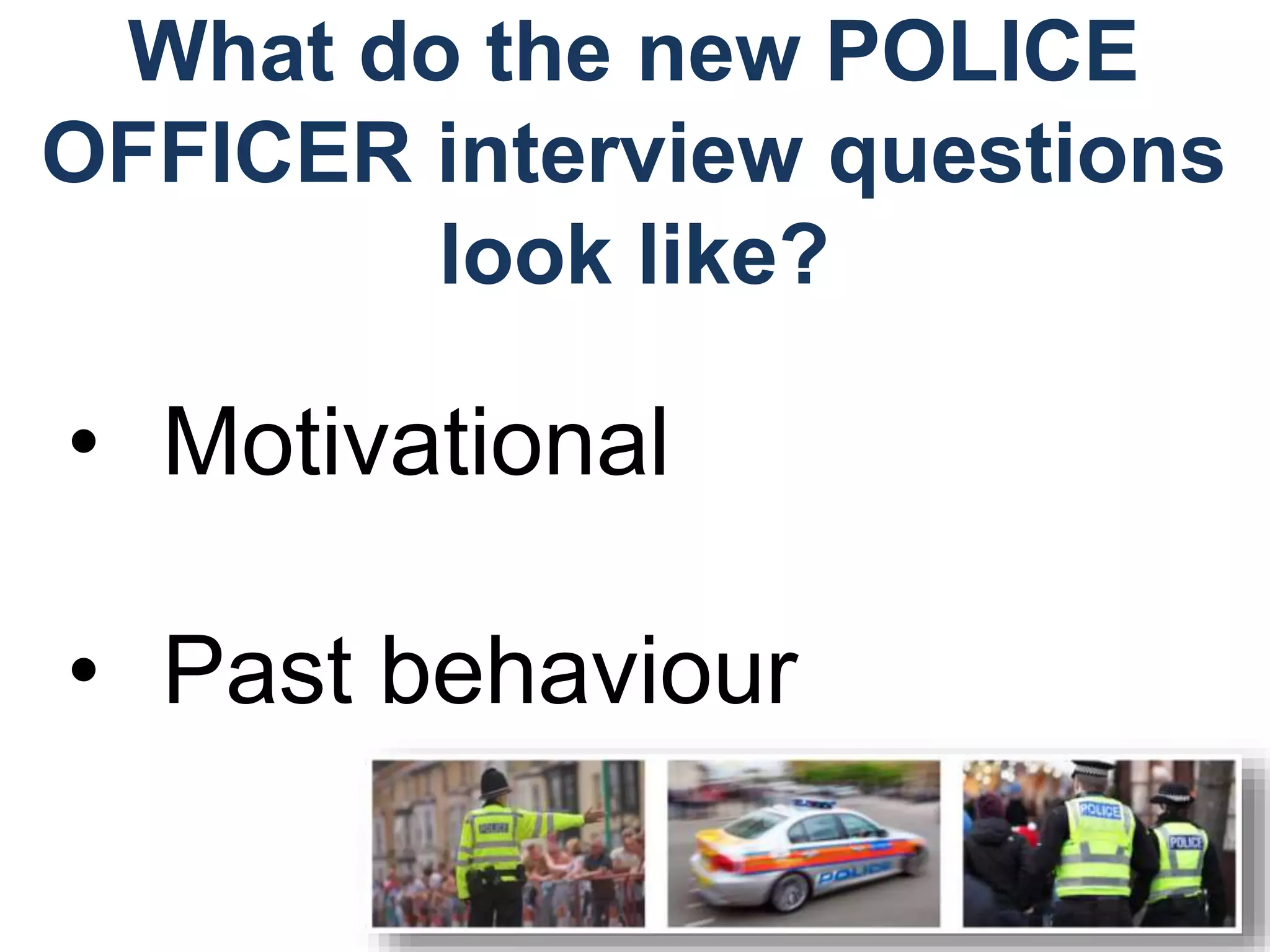 PASS THE POLICE PROCESS - How to pass the police officer interview (NEW ...