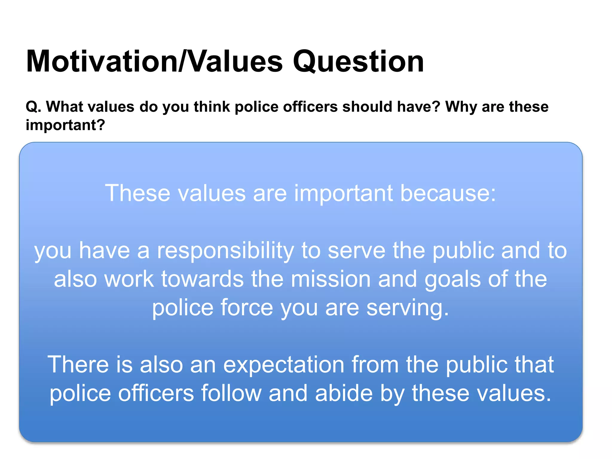 PASS THE POLICE PROCESS - How to pass the police officer interview (NEW ...