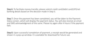 MCA PAYMENT SERVICE 2022 | PPTX
