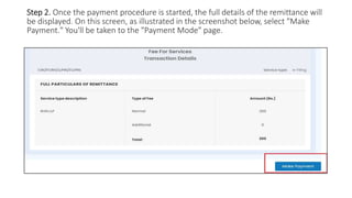 MCA PAYMENT SERVICE 2022 | PPTX