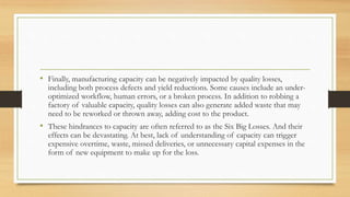 HOW TO PERFORM A MANUFACTURING CAPACITY ANALYSIS.pptx