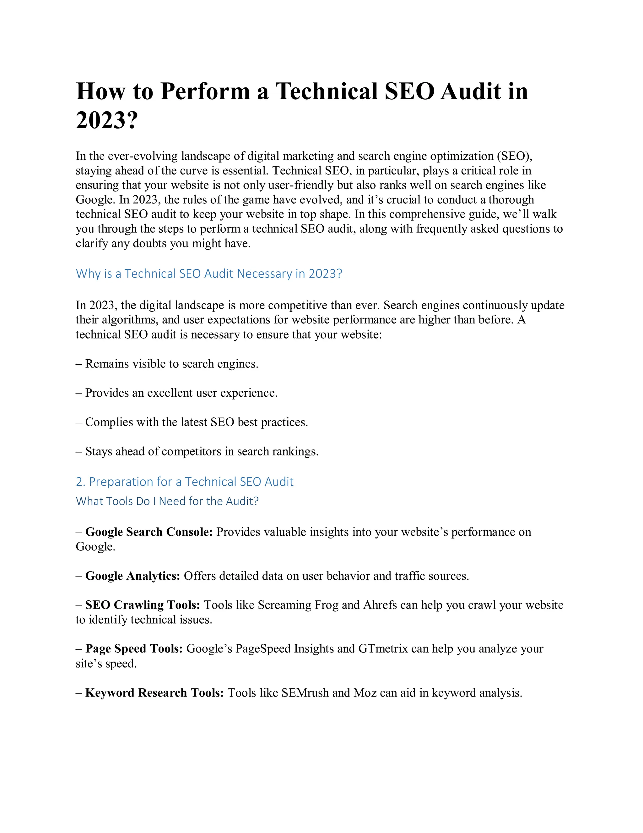 How to Perform a Technical SEO Audit in 2023.pdf