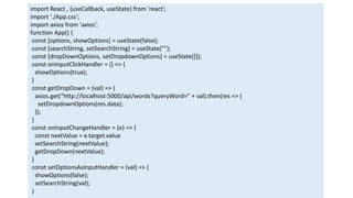 How to perform debounce in react | PPT