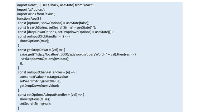 How to perform debounce in react | PPT
