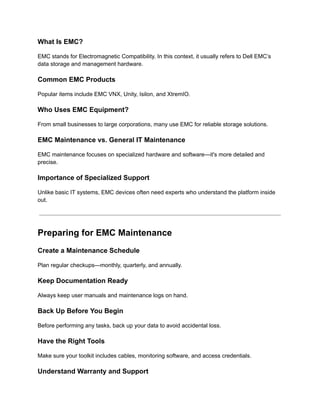 How to Perform EMC Maintenance Like a Pro.pdf