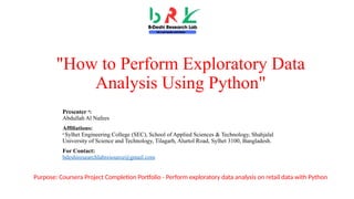 How to Perform Exploratory Data Analysis Using Python.pptx