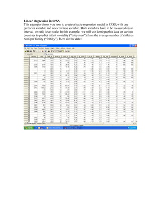 How to perform linear regression | PDF