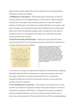 How to Perform OCR testing in Mobile Apps.pdf | Web Development | Internet