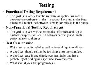 How to perform software testing | PPT