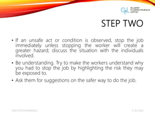 How to perform stop | PPTX