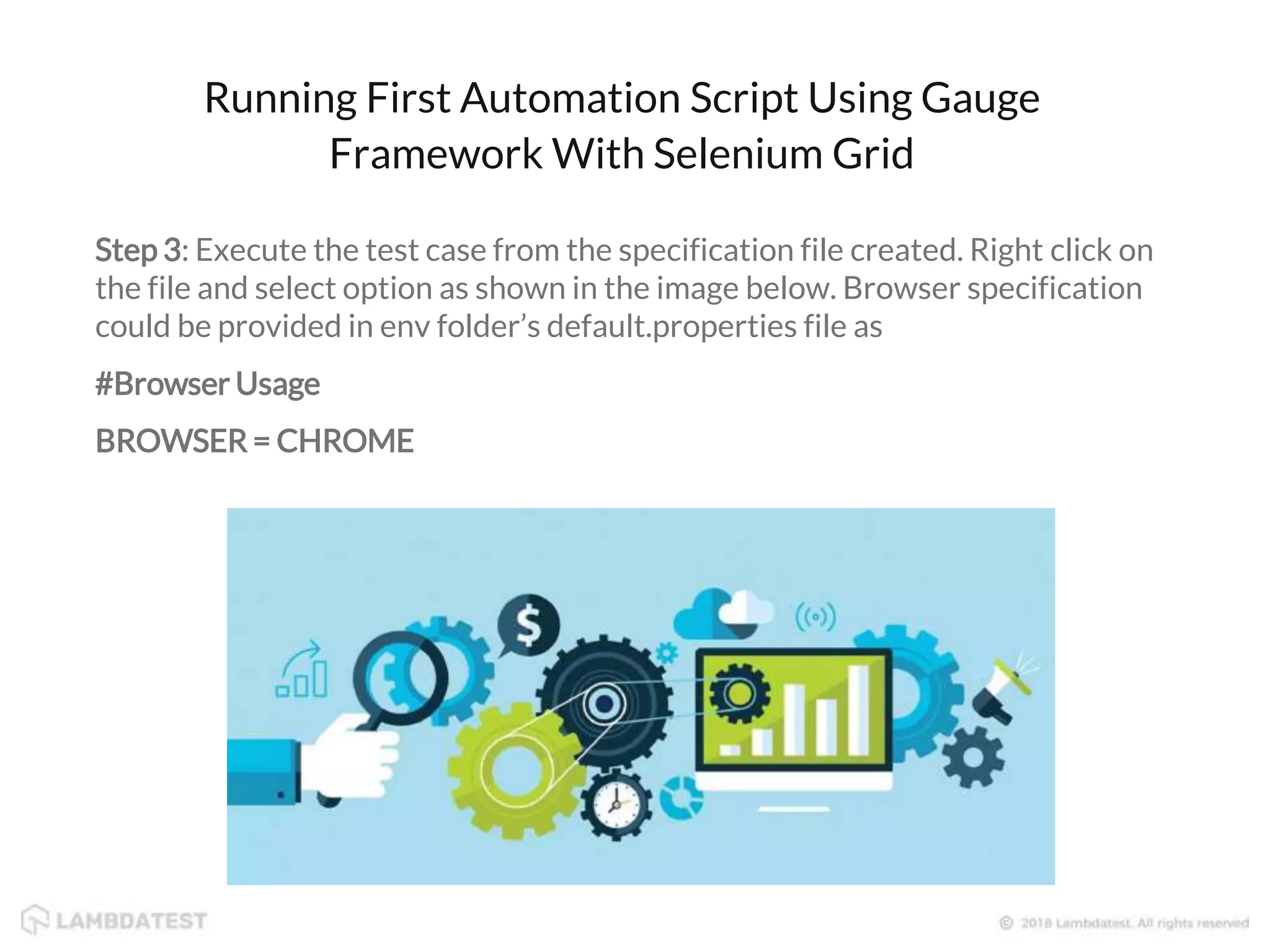 How to Perform Test Automation With Gauge & Selenium Framework | PPT