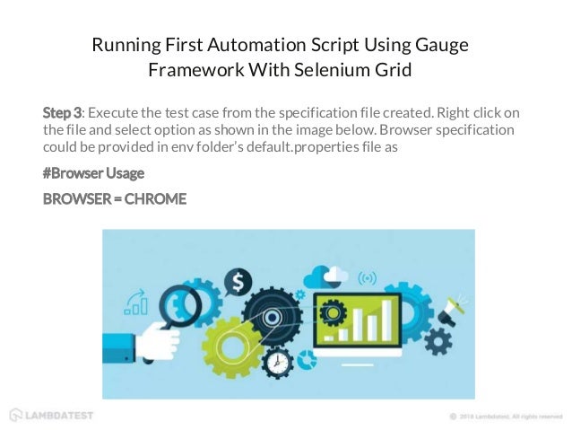 How To Perform Test Automation With Gauge And Selenium Framework