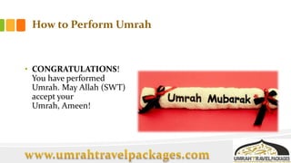 How to perform umrah | PPT