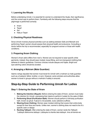 How to Perform Umrah for Ladies.pdf11220 | PDF