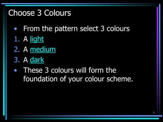 How to Pick a Colour and Mix Patterns | PPTX
