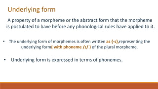 How to pick an underlying form. | PPTX